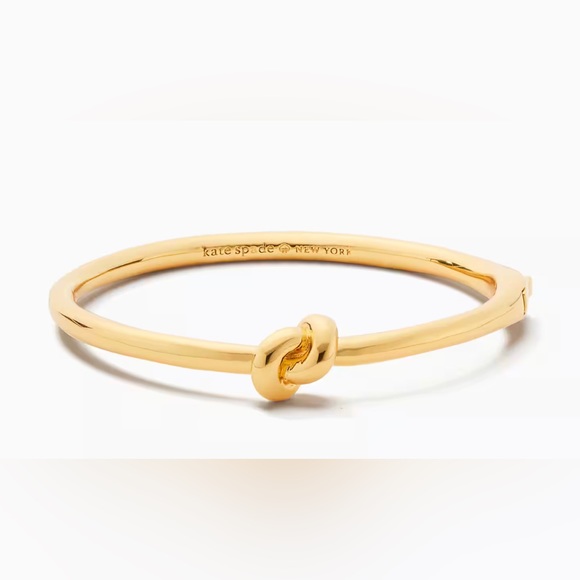 kate spade | Jewelry | Kate Spade Gold Sailors Knot Hinge Bangle ...